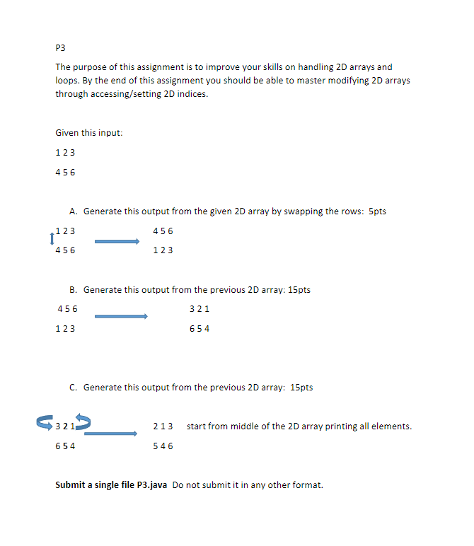 Solved P3 The purpose of this assignment is to improve your | Chegg.com