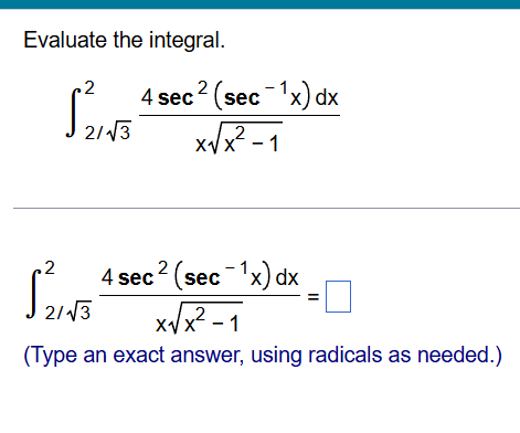 Solved Evaluate the | Chegg.com
