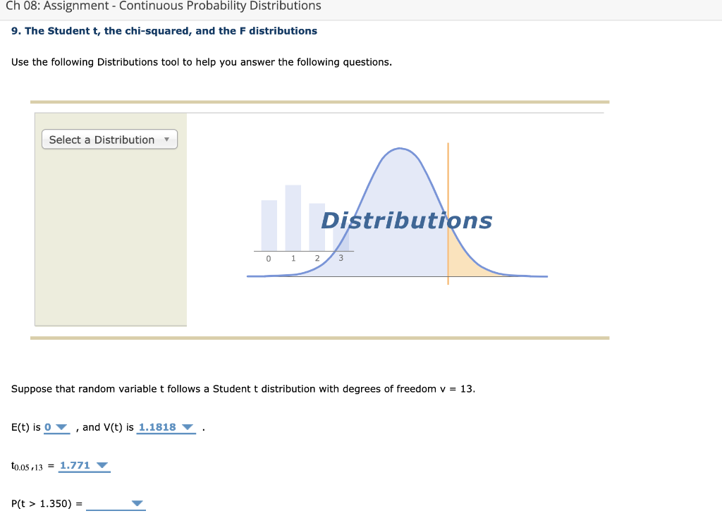 Solved Ch 08: Assignment - Continuous Probability | Chegg.com