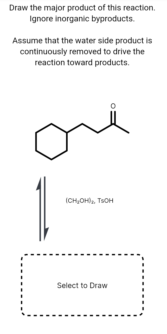 Solved Draw the major product of this reaction. Ignore | Chegg.com