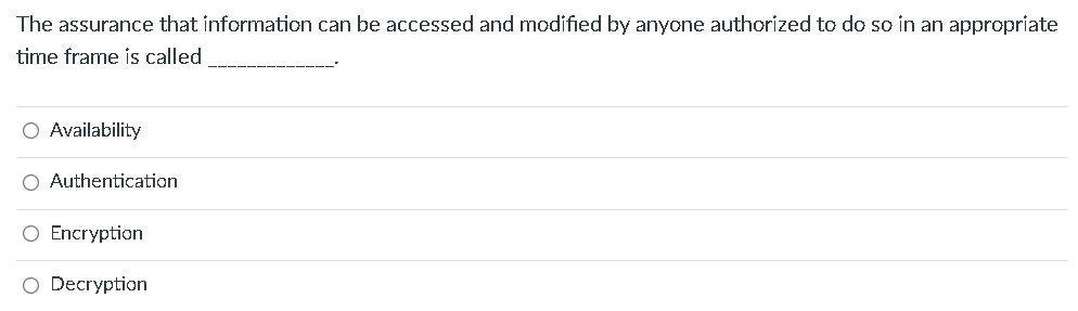 Solved The information security triad consists of and | Chegg.com