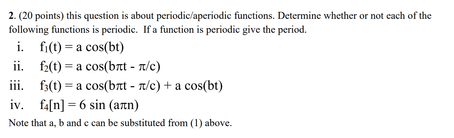 Solved 2. (20 points) this question is about | Chegg.com