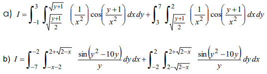 Solved Represent the sum of the integrals in a single | Chegg.com