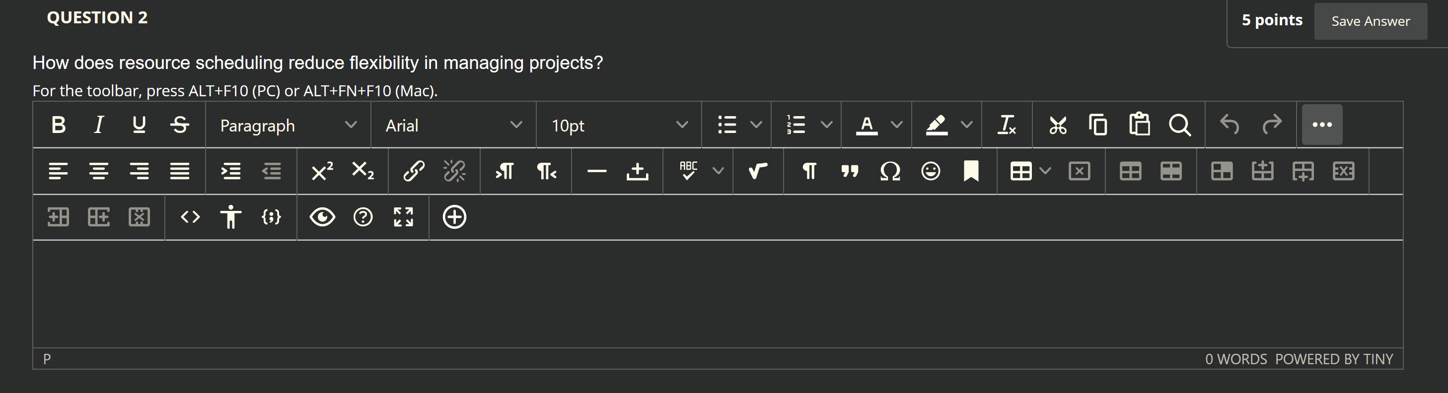 Solved How does resource scheduling reduce flexibility in | Chegg.com