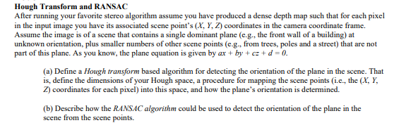 Solved Hough Transform and RANSAC After running your | Chegg.com