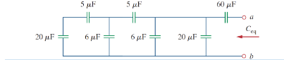 Solved Find the equivalent capacitance (Ceq) of the circuit | Chegg.com