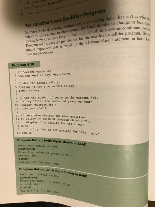 Solved Translate the pseudocode in the text into Java and | Chegg.com