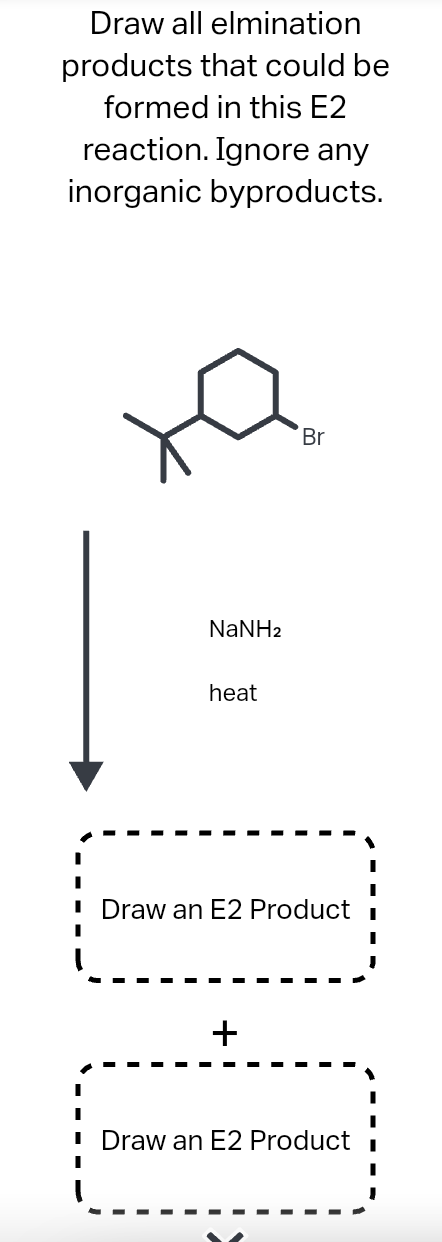 Solved Draw all elmination products that could be formed in | Chegg.com