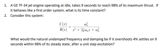Solved 1. AGE TF-34 jet engine operating at idle, takes 9 | Chegg.com