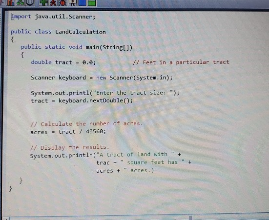 Solved import java.util.Scanner; public class | Chegg.com