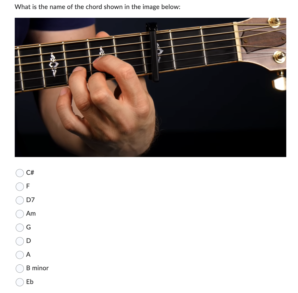What is the name of the chord shown in the image | Chegg.com