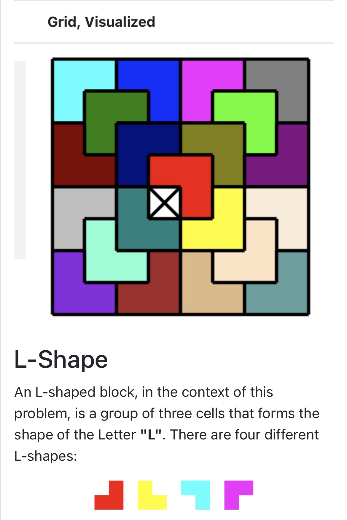 Solved Recursive L-Shape Square FillingGiven a square grid | Chegg.com