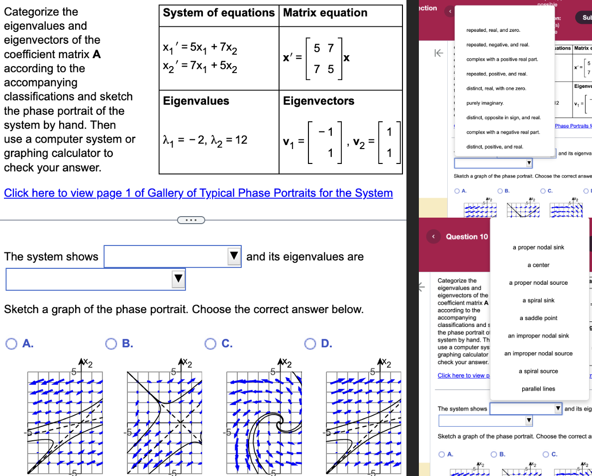 Solved repeated, real, and zero.repeated, negative, and | Chegg.com