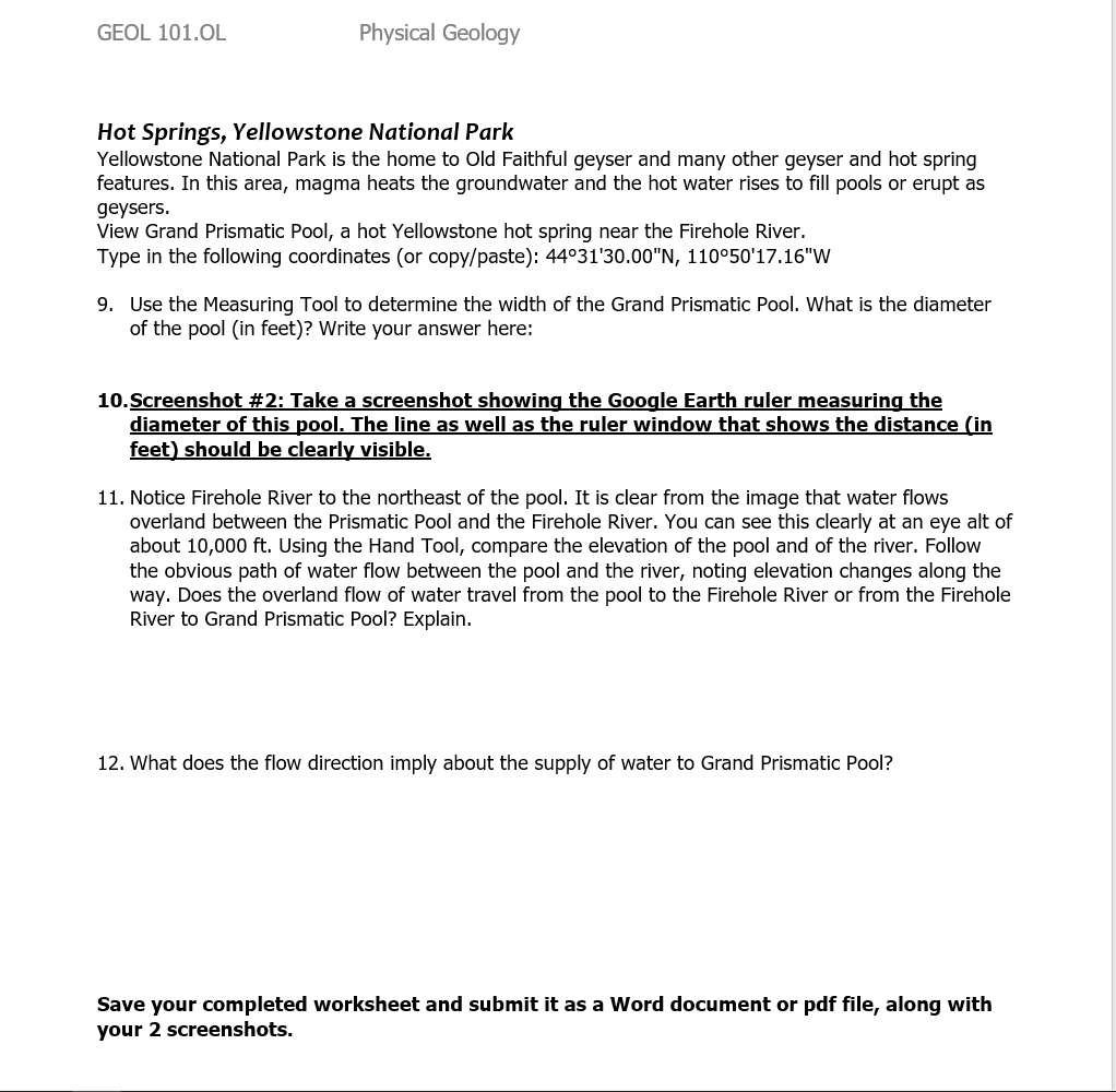 Solved Lab: Streams and Groundwater Name: Part 1: | Chegg.com