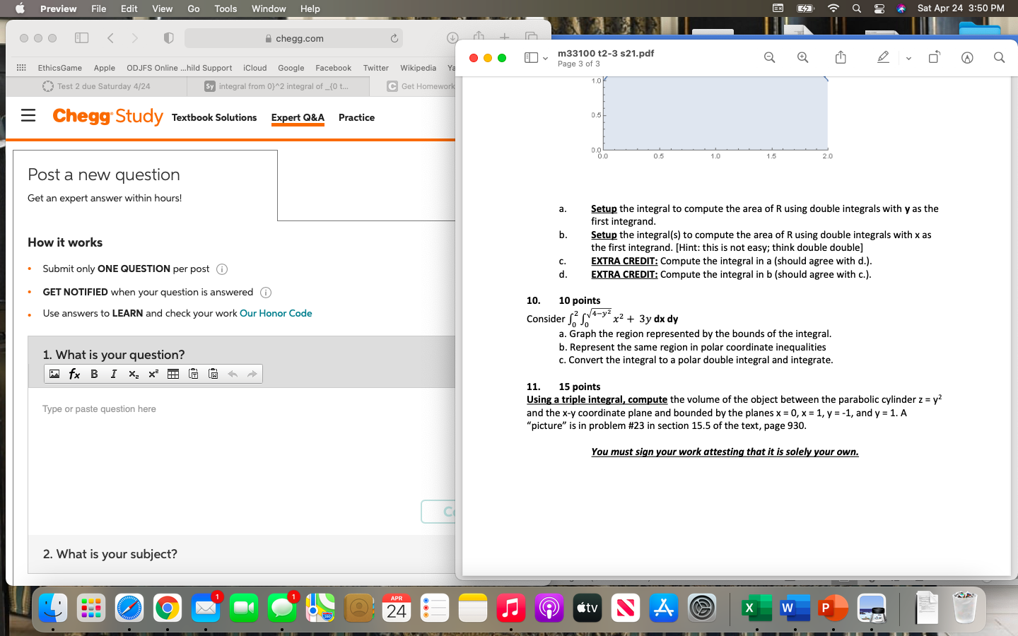 Solved Preview File Edit View Go Tools Window Help ta Sat | Chegg.com