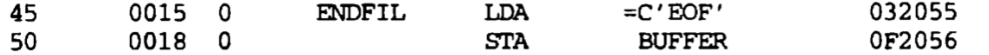 Solved Line Loc/Block Source statement Object code ENDFIL | Chegg.com