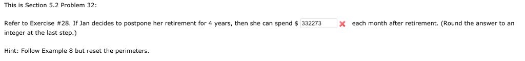 Solved This is Section 5.2 Problem 28: Jan is 62 and is | Chegg.com