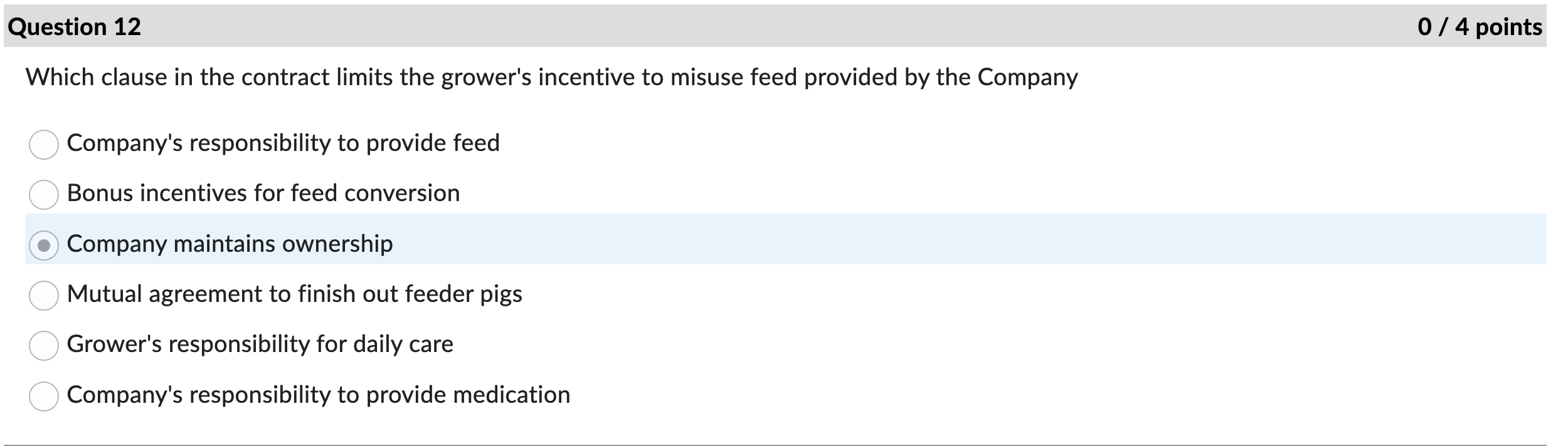 Solved Which clause in the contract limits the grower's | Chegg.com