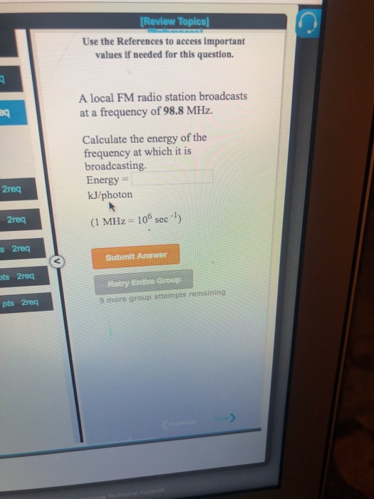 Solved [Review Topics) Use the References to access | Chegg.com