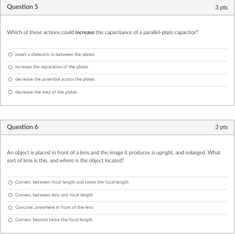 Solved Question 5 3 pts Which of these actions could | Chegg.com
