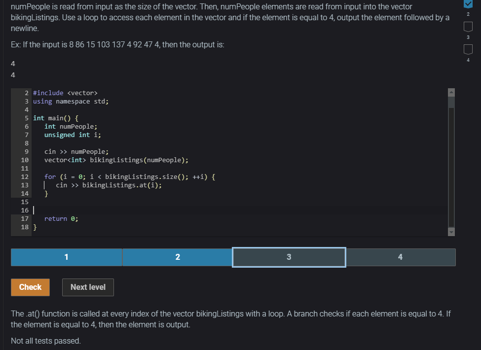 Solved numPeople is read from input as the size of the | Chegg.com