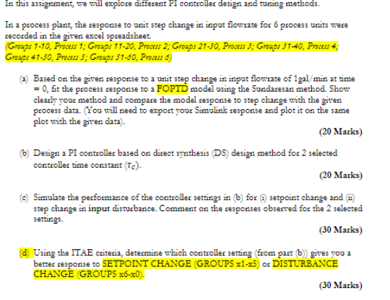 Solved by an EXPERT In this assignment, we will explore different PI | Chegg.com