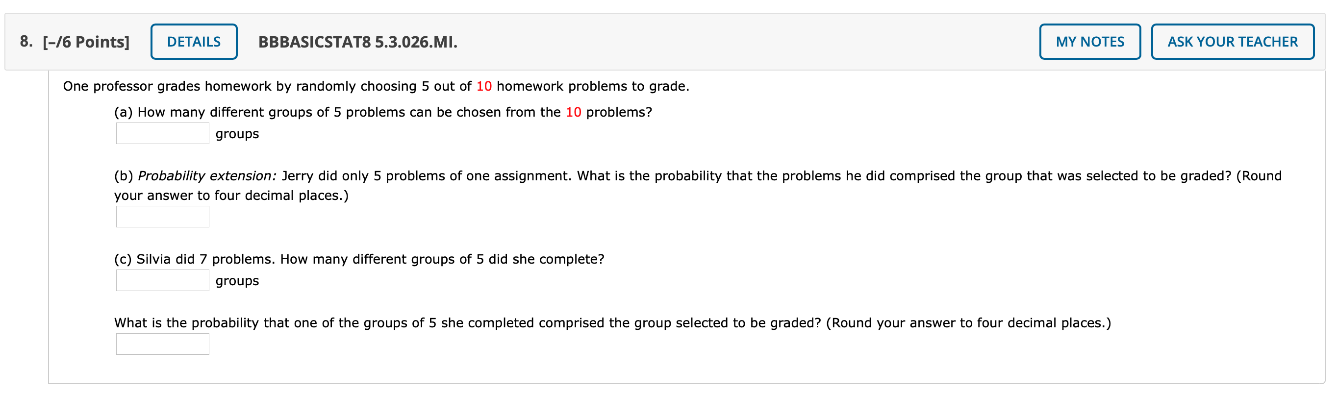 Solved 2. [4/6 Points] DETAILS PREVIOUS ANSWERS BBBASICSTAT8 | Chegg.com