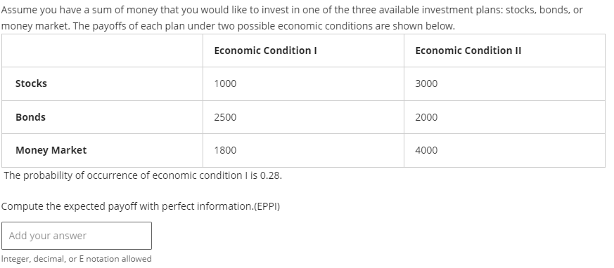 Solved Assume you have a sum of money that you would like to | Chegg.com
