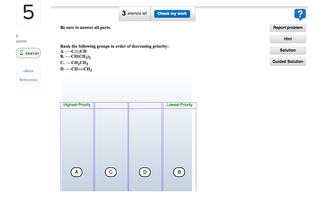Solved 3 attempts left Check my work Be sure to answer all | Chegg.com