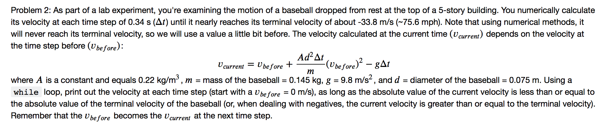 Solved Problem 2: As part of a lab experiment, you're | Chegg.com