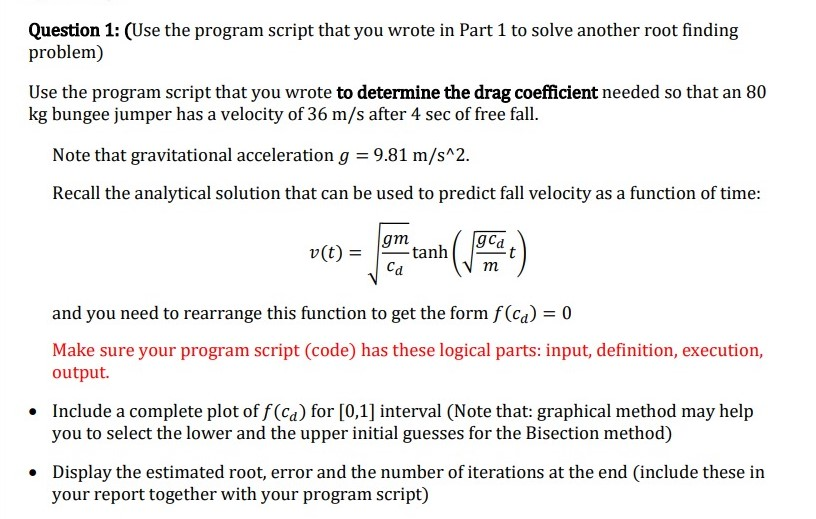 Can You Solve Question 1 With Mathlab Or Octave Codes