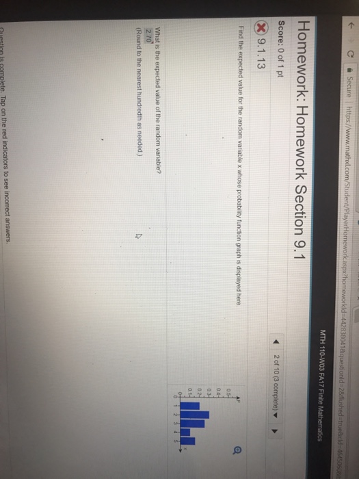 Solved Homework Homework Section 9 1 Score 0 Of 1 Pt