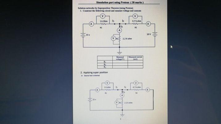 Solved Simulation part using Proteus 20 marks) Solution | Chegg.com