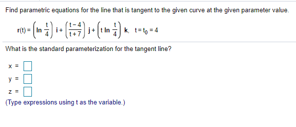 Solved Find parametric equations for the line that is | Chegg.com