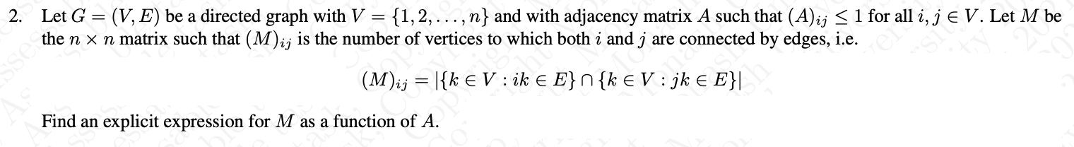 Solved 2. Let G = (V,E) be a directed graph with V = {1, | Chegg.com
