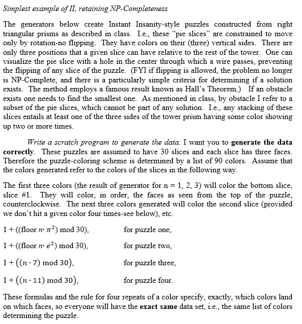 Simplest example of II, retaining NP-Completeness The | Chegg.com