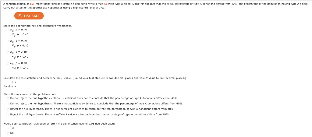 Solved State the appropriate null and alternative | Chegg.com