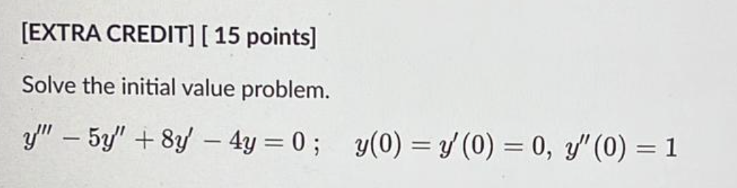 Solved Solve the initial value problem. | Chegg.com