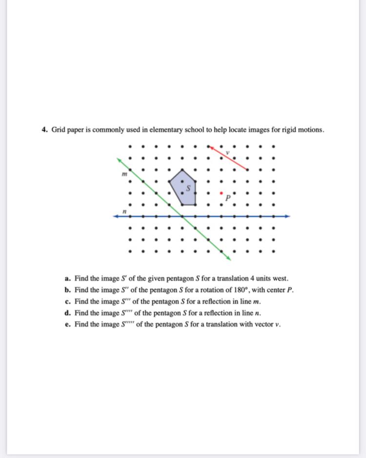 Solved 4. Grid paper is commonly used in elementary school | Chegg.com