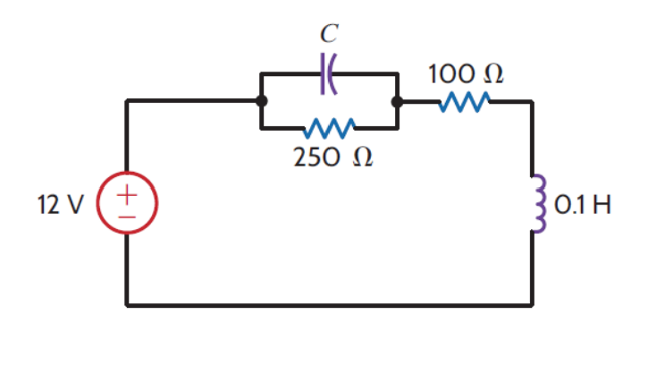 Solved Find the C value at which the energy stored in the | Chegg.com