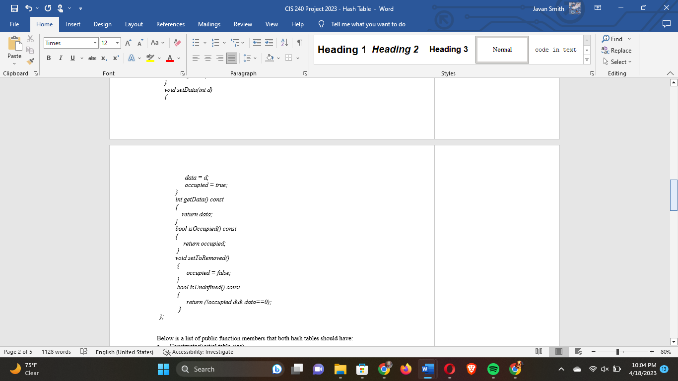 The mod operation is required to keep the values in | Chegg.com