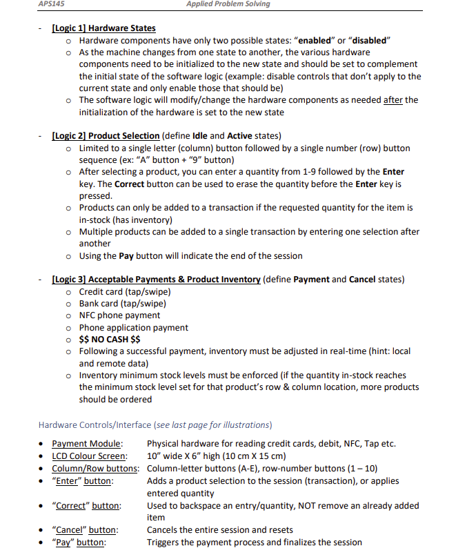 Solved APS145 Applied Problem Solving Workshop - 10 Workshop | Chegg.com