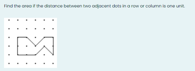 Solved Find the area if the distance between two adjacent | Chegg.com