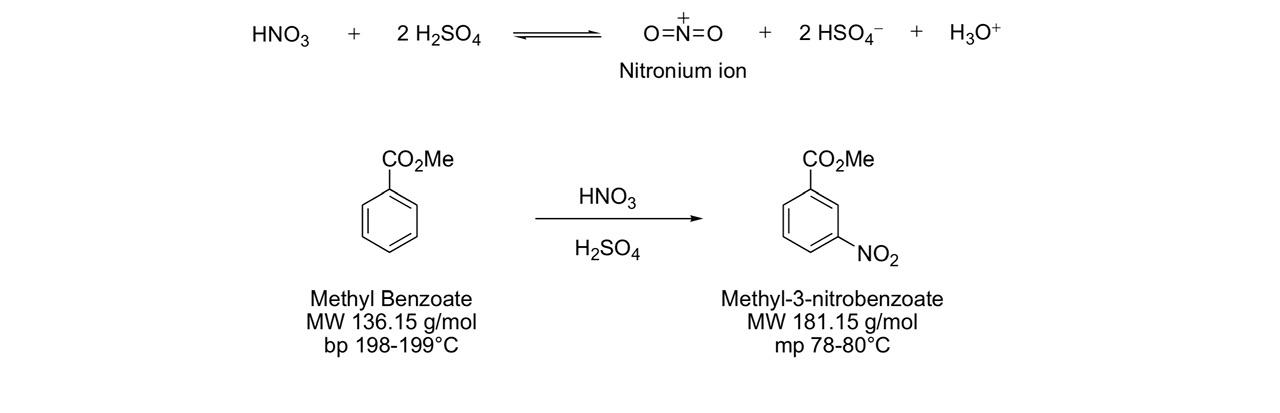 Solved H2SO4HNO3 Methyl Benzoate Methyl-3-nitrobenzoate MW | Chegg.com