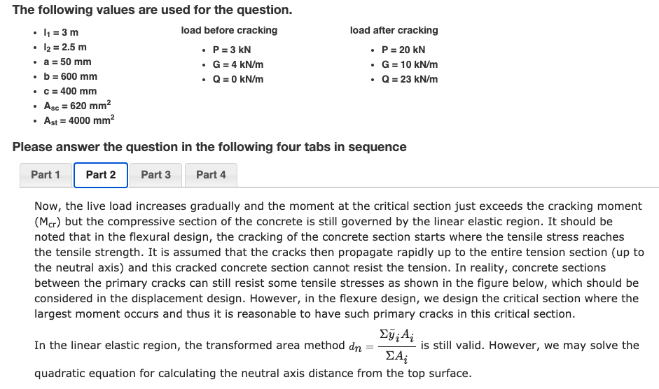 Solved The point loads are placed at the fixed positions | Chegg.com