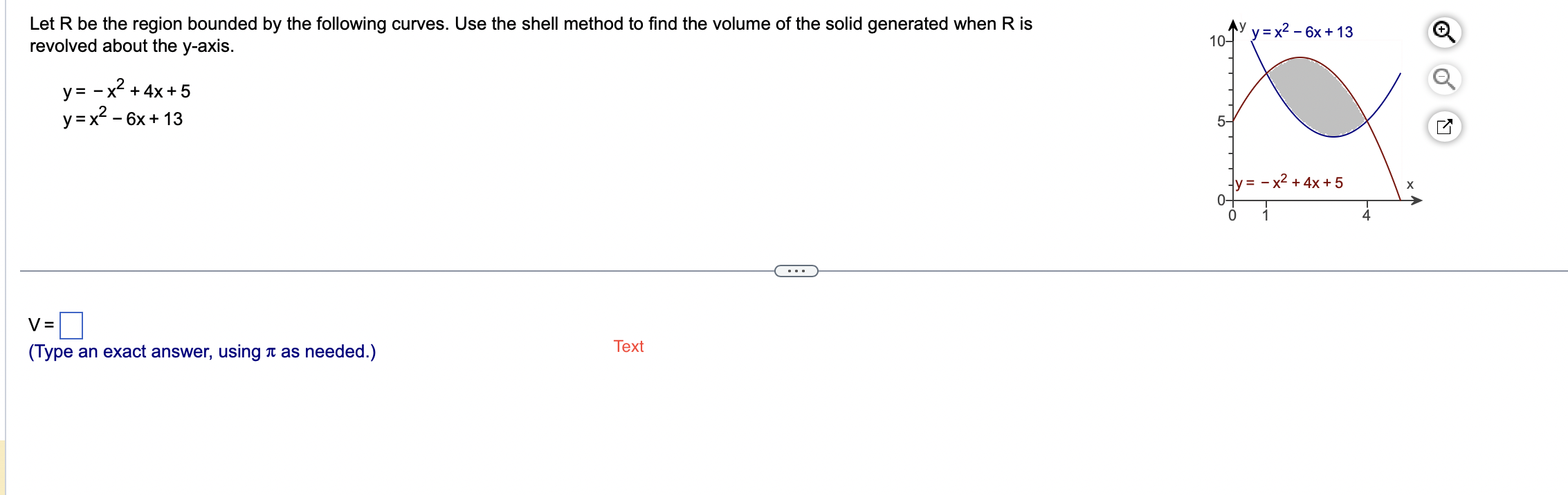 Solved Let R be the region bounded by the following curves. | Chegg.com