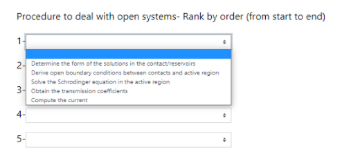 Solved Procedure to deal with open systems-Rank by order | Chegg.com