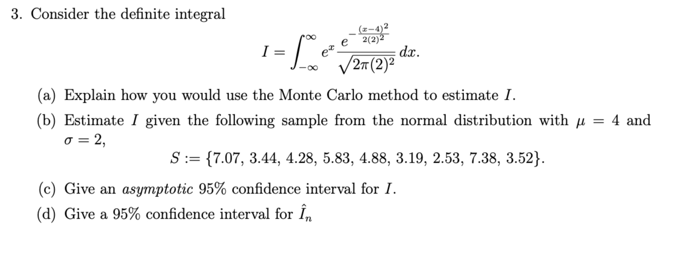 Solved Consider the definite | Chegg.com