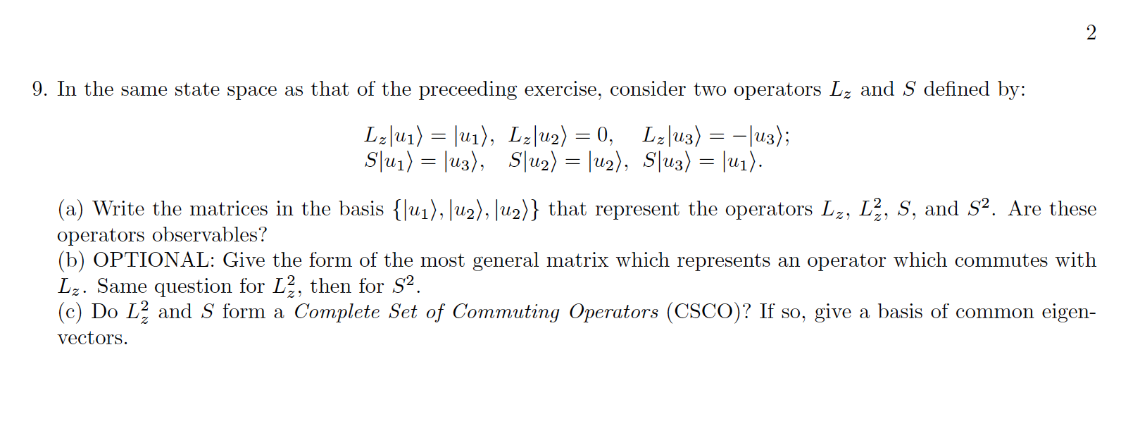 Solved 5. * The Hamiltonian operator for a two-state system | Chegg.com