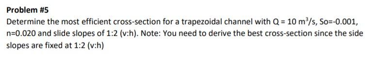 Solved Problem #5 Determine the most efficient cross-section | Chegg.com
